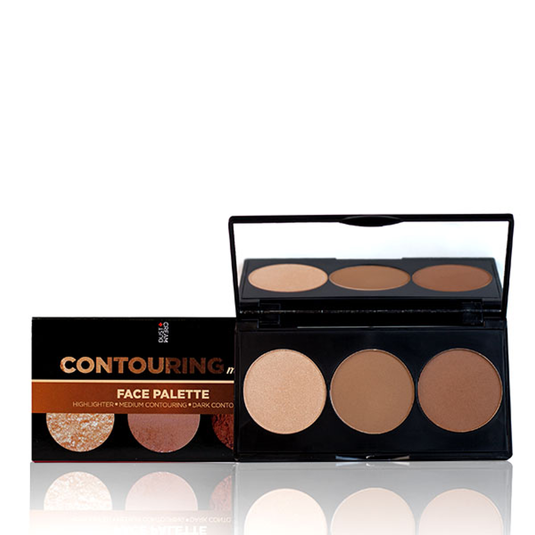 ΠΑΛΕΤΑ ΠΡΟΣΩΠΟΥ ΓΙΑ ΦΩΤΟΣΚΙΑΣΕΙΣ CONTOURING MASTERS 9GR | Dust + Cream