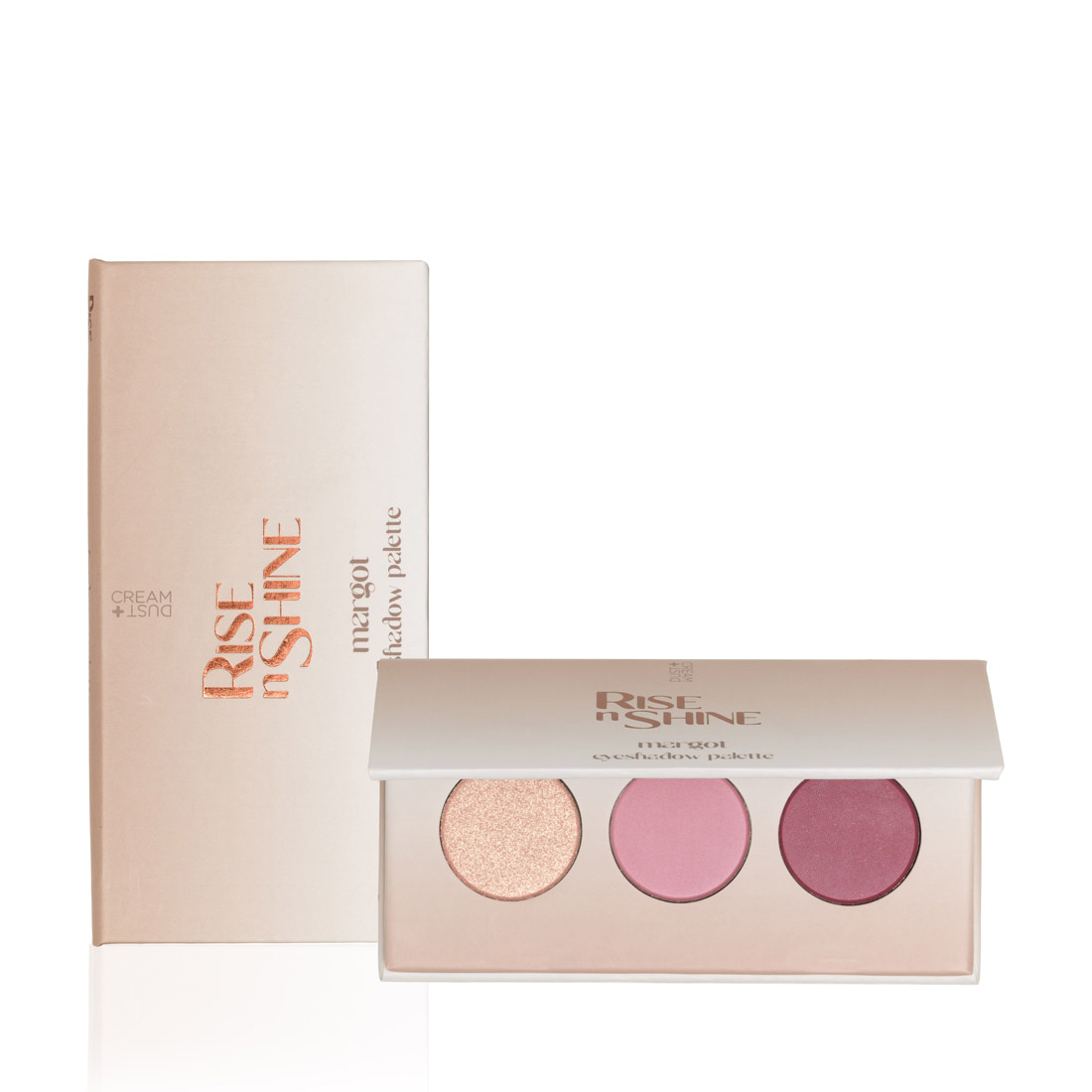 ΠΑΛΕΤΑ ΣΚΙΩΝ RISE N SHINE MARGOT 3 ΑΠΟΧΡΩΣΕΙΣ 3X1,5GR | Dust + Cream
