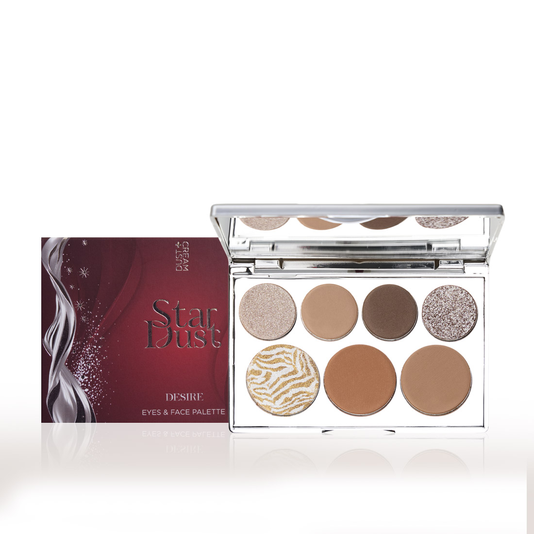 ΠΑΛΕΤΑ ΜΑΤΙΩΝ & ΠΡΟΣΩΠΟΥ STARDUST DESIRE 10GR | Dust + Cream