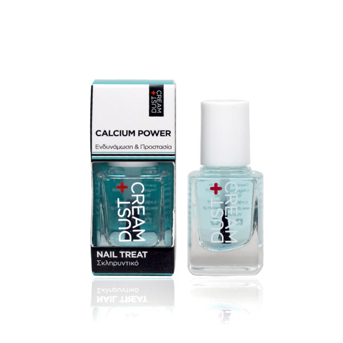 ΒΕΡΝΙΚΙ ΠΕΡΙΠΟΙΗΣΗΣ ΣΚΛΗΡΥΝΤΙΚΟ ΝΥΧΙΩΝ 11,5ML | Dust + Cream